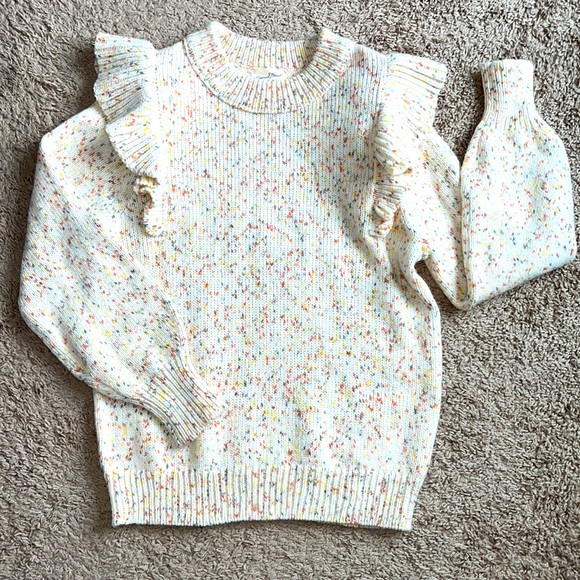 Universal Thread | Sweaters | Universal Thread Knit Ruffle Sweater ...